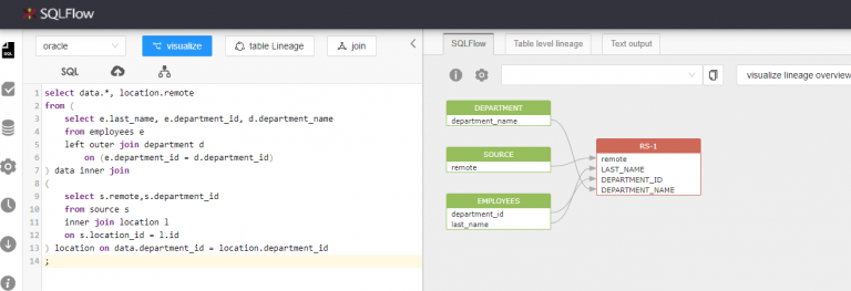 1 分钟获取复杂 SQL 语句的血缘关系 - Gudu SQLFlow 中文官方博客 1 分钟获取复杂 SQL 语句的血缘关系 - Gudu SQLFlow 中文官方博客